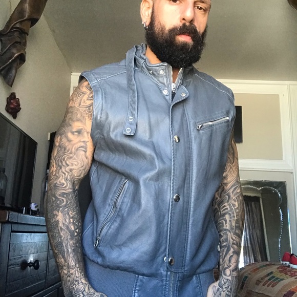 Members Only | Jackets & Coats | Vintage Grey Members Only Leather ...